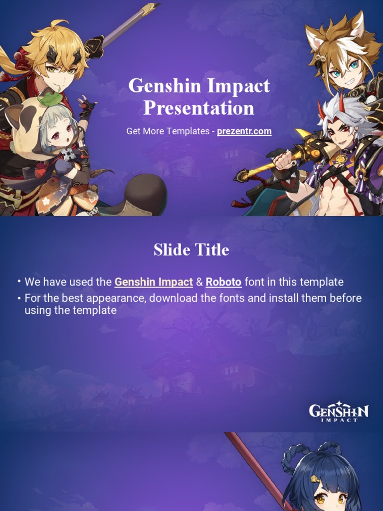 Genshin Impact Presentation | PDF | Business