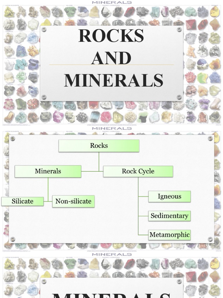 Chapter 2 Lesson 2.1 Minerals | PDF | Minerals | Chemical Compounds
