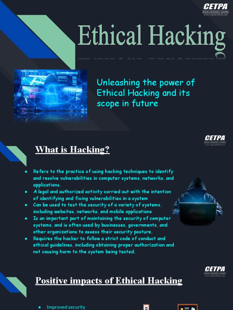 Future of Ethical Hacking Explained | PDF | Security Hacker | Computer ...