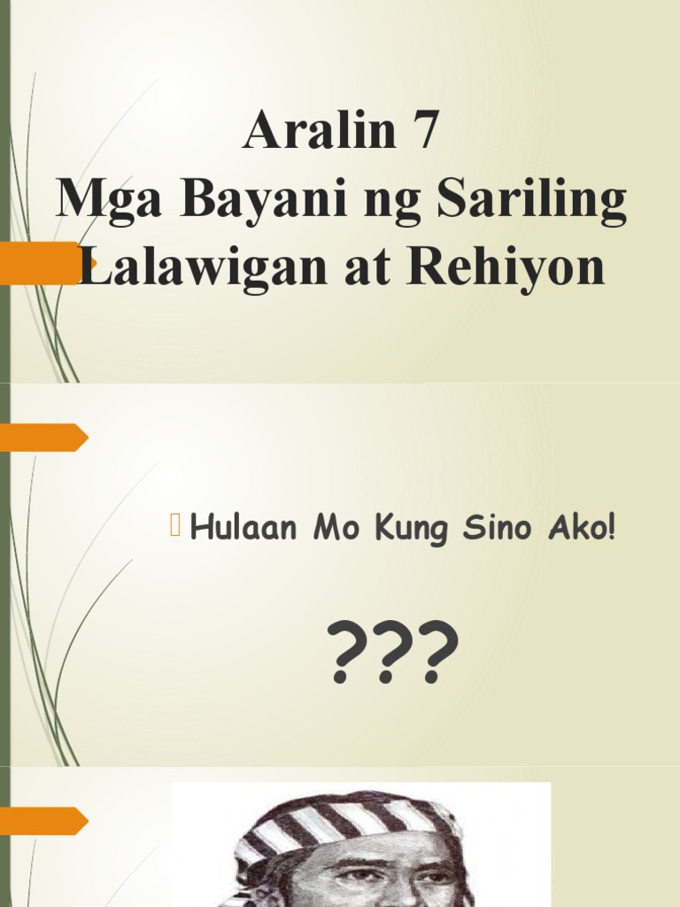 AP3 Q2 Aralin 7 | PDF