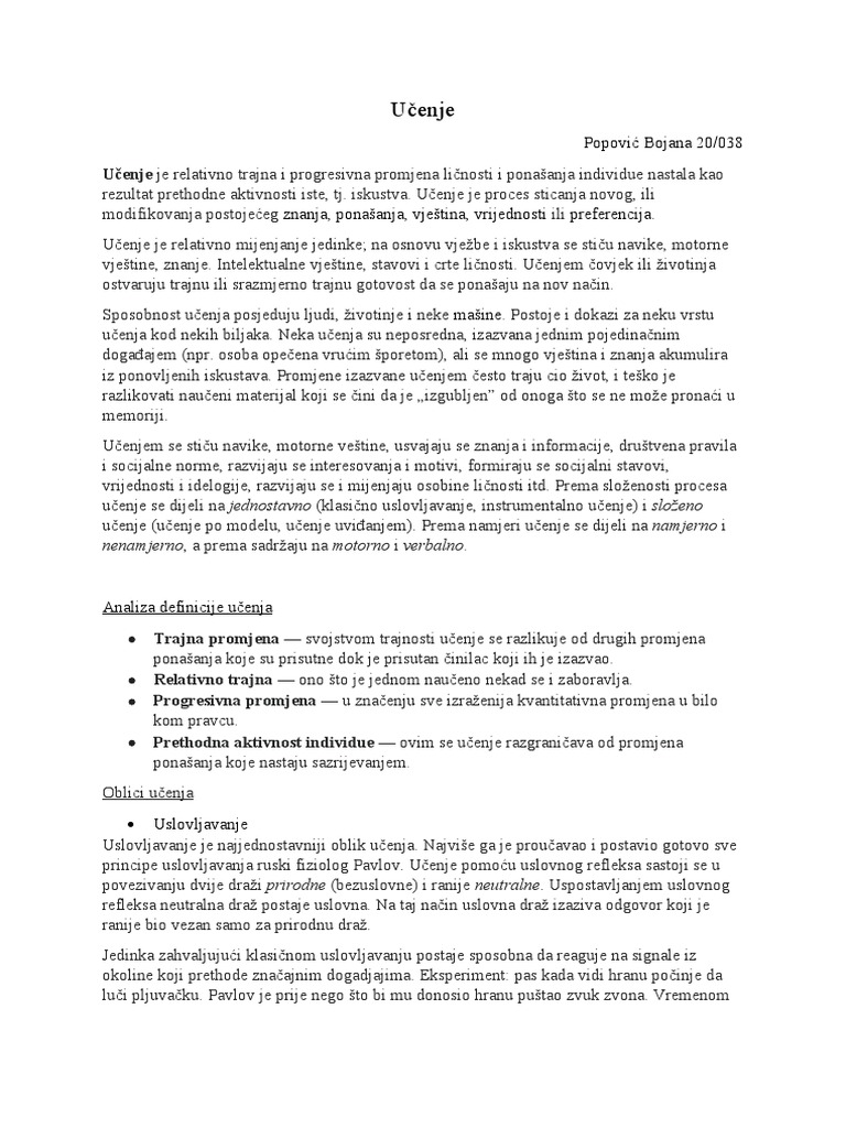 Ucenje | PDF