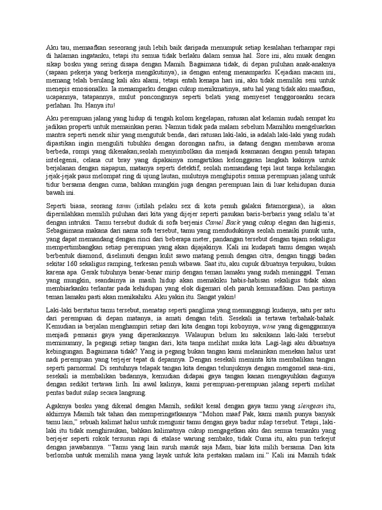 Contoh Cerpen Pendek | PDF