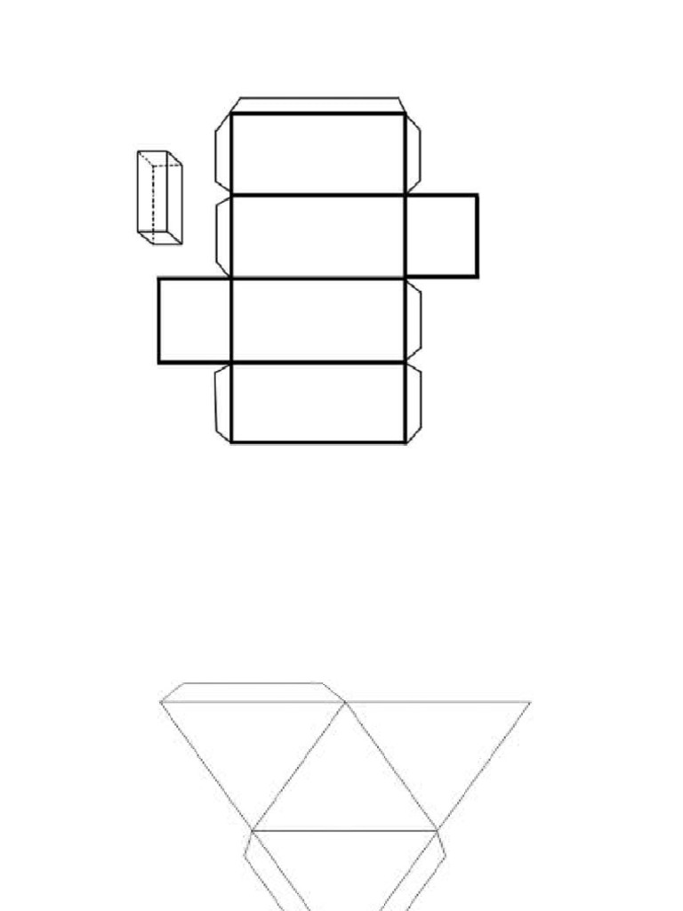 Molde Piramide y Caja | PDF