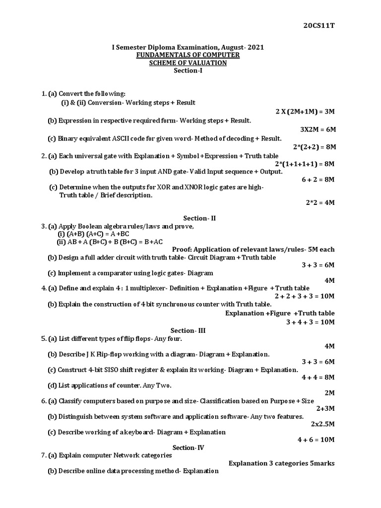 Foc QP 1 | PDF | Computer Data Storage | Assembly Language