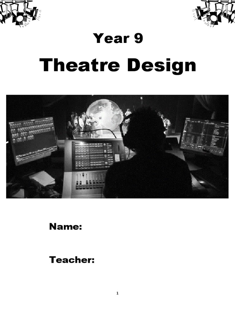 Theatre Design Booklet | PDF | Hamilton (Musical) | Ellipsis