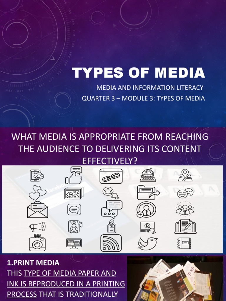 Types of Media | PDF | Mass Media | Multimedia