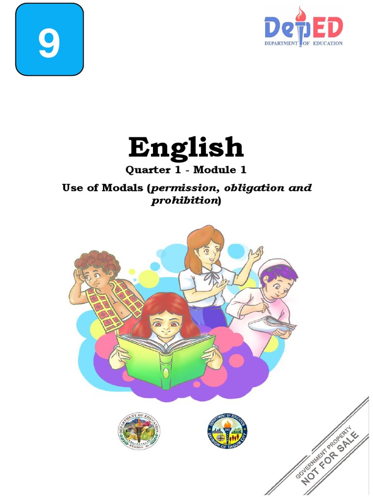 English Quarter 1 - Module 1 Use of Modals (Permission, Obligation and ...