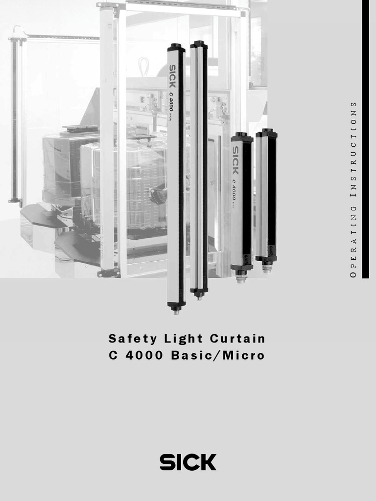 sickC4000Basic - OI - GB Bariera Optica | PDF | Safety | Light Emitting ...