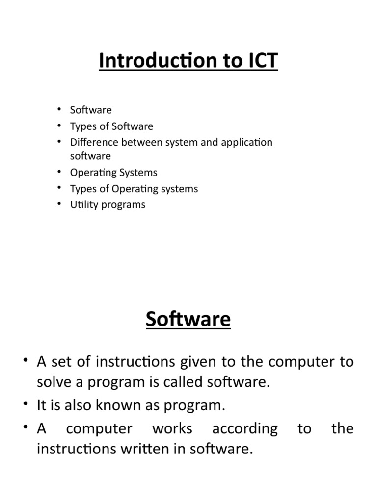 Software and Its Types-Week 2-A | PDF | Operating System | Graphical User Interfaces