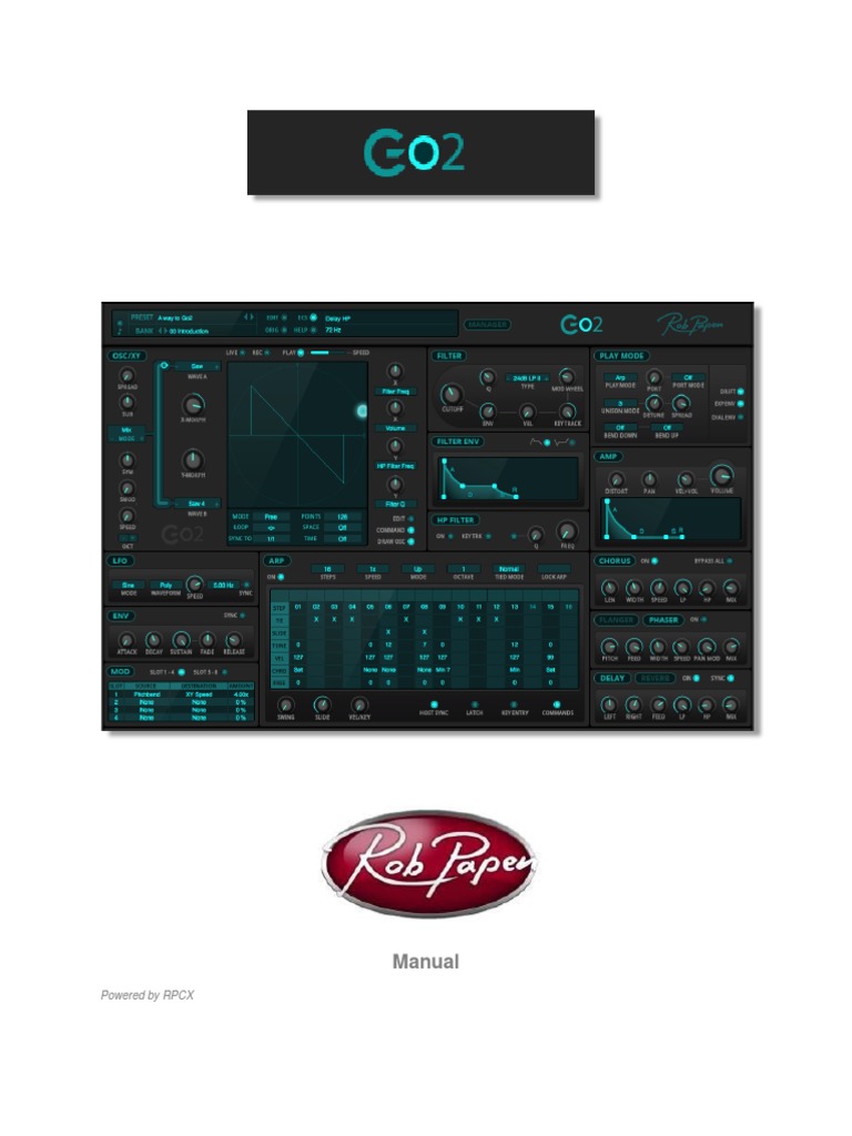 Go2 Manual | PDF | Synthesizer | Low Pass Filter