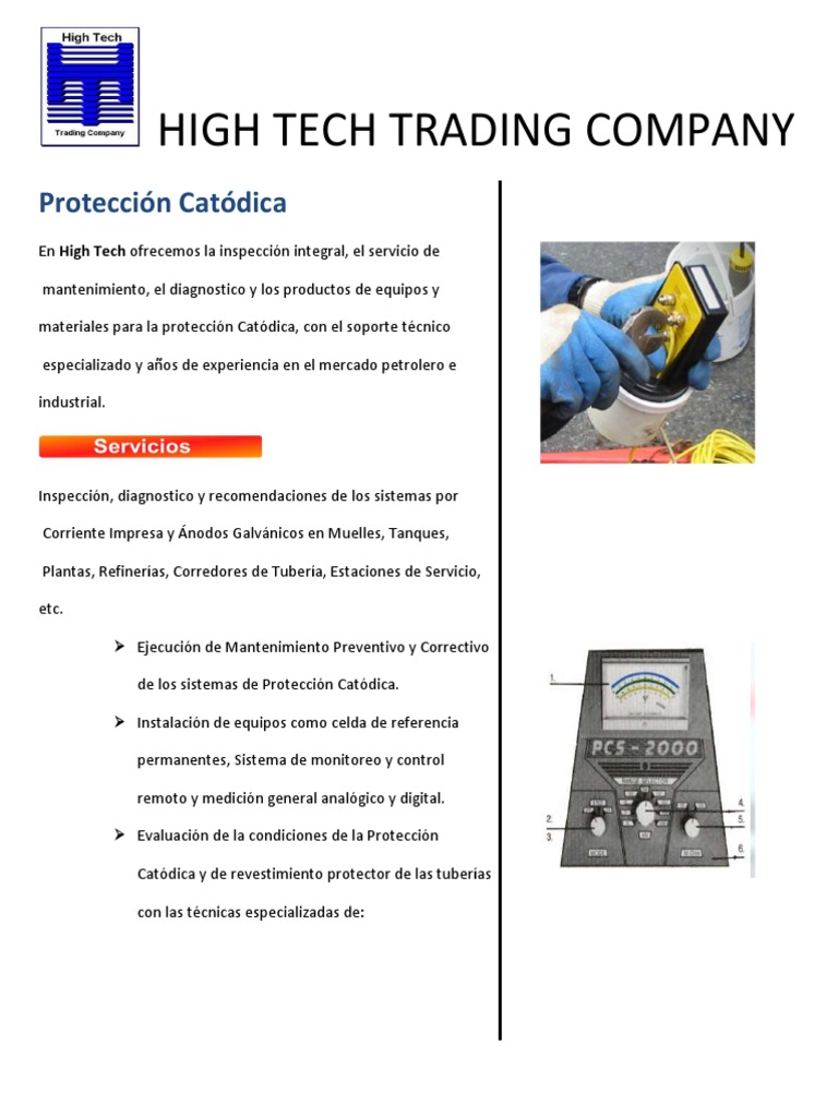 HT Proteccion Catodica | PDF | Ciencias fisicas | Materiales