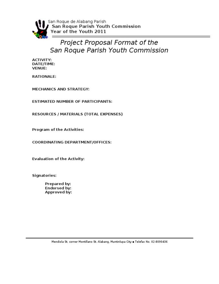 SRPYC Proposal Format | PDF