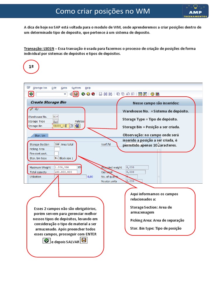 Como Criar Posições No WM | PDF | Informática
