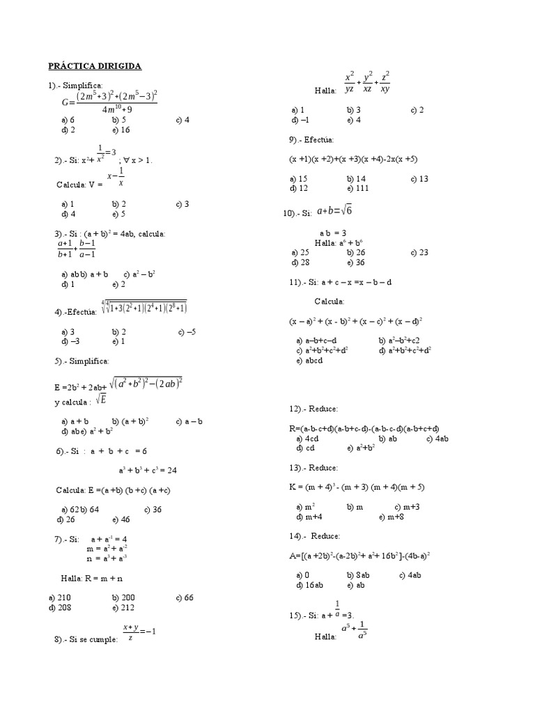 Ficha de Algebra | PDF | Ajedrez