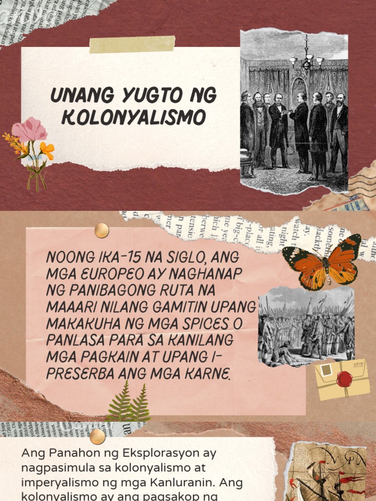 Unang Yugto NG Kolonyalismo | PDF