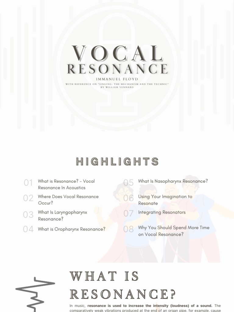 Vocal Resonance (Music Specialization) by Immanuel Floyd | PDF ...