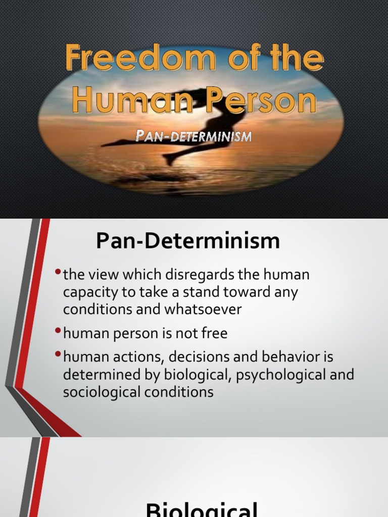Freedom of The Human Person | PDF | Free Will | Mind