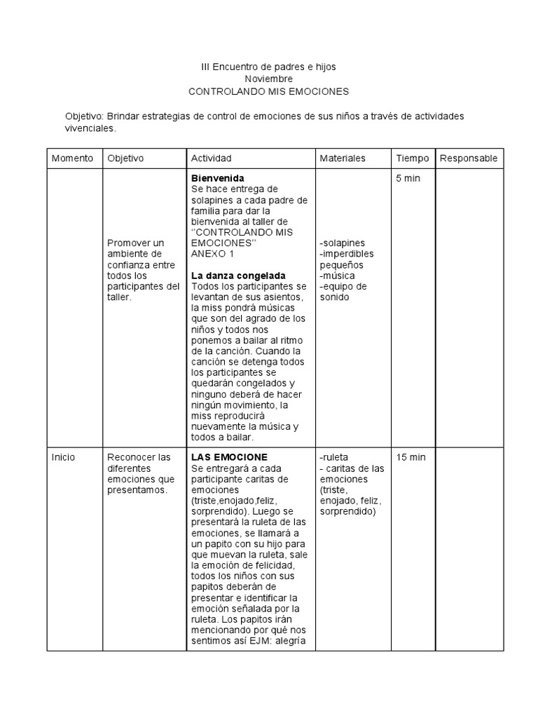 Controlando Mis Emociones Iii | PDF | Las emociones