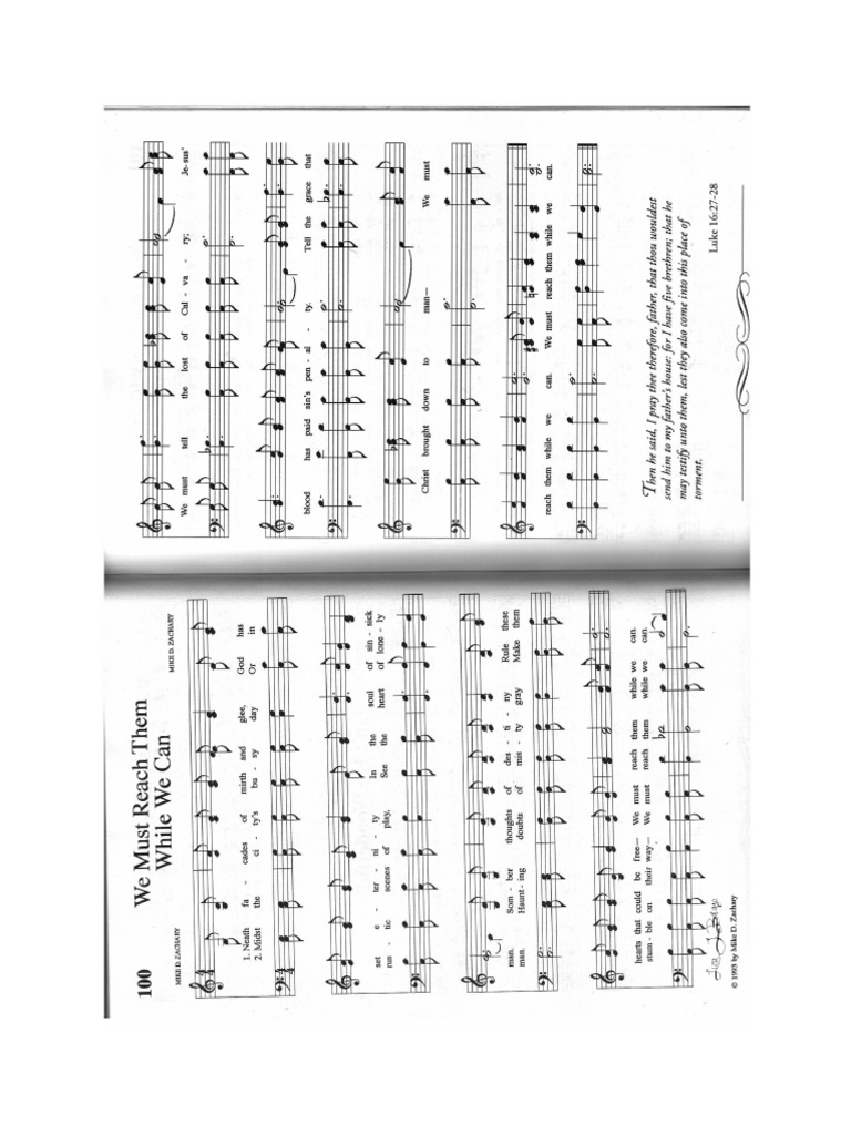 We Must Reach Them While We Can SATB | PDF