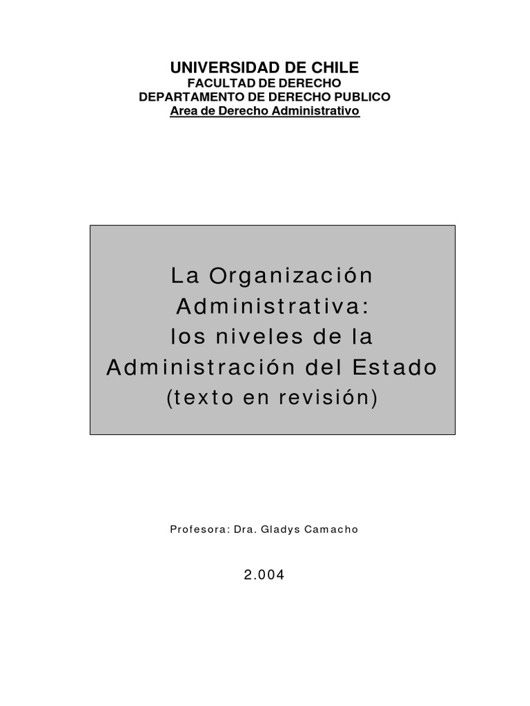 Los Niveles de Org | PDF | Ministerio (Departamento de Gobierno ...