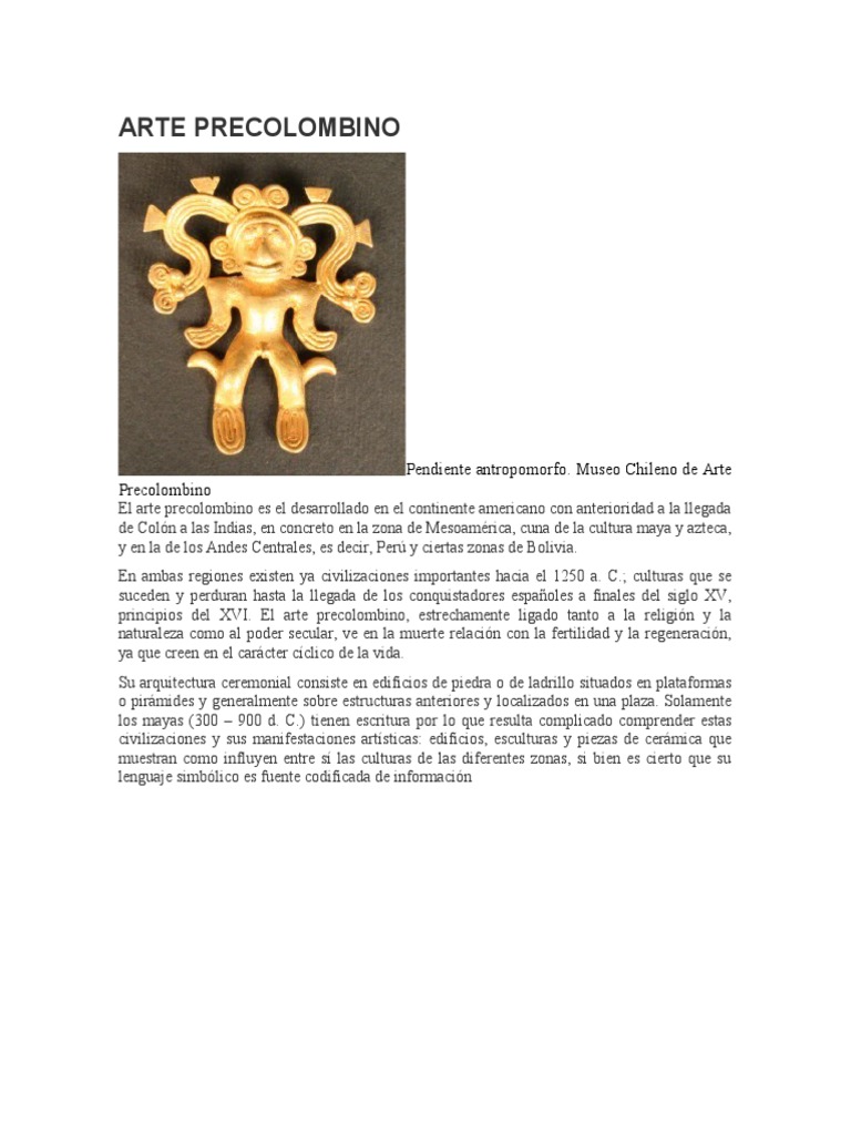 Arte Precolombino | PDF
