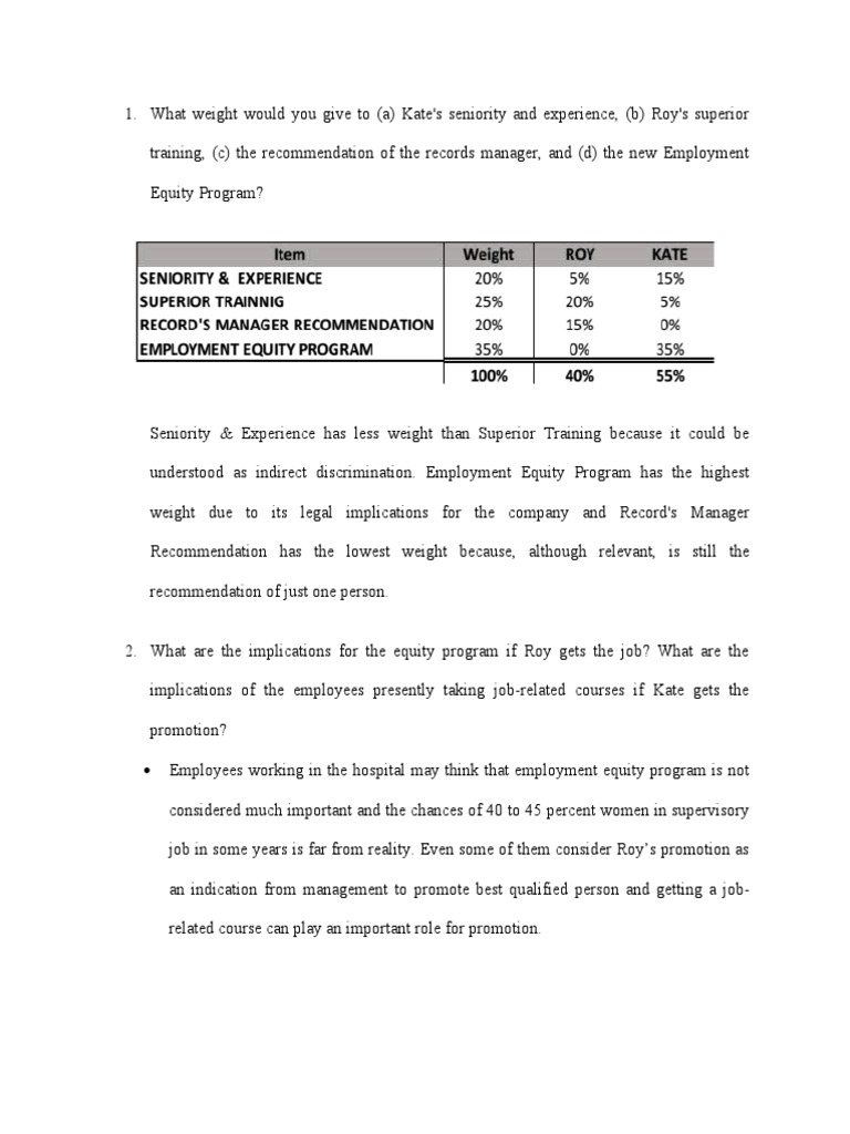 Evaluating Promotion Decisions in HR | PDF | Finance & Money Management