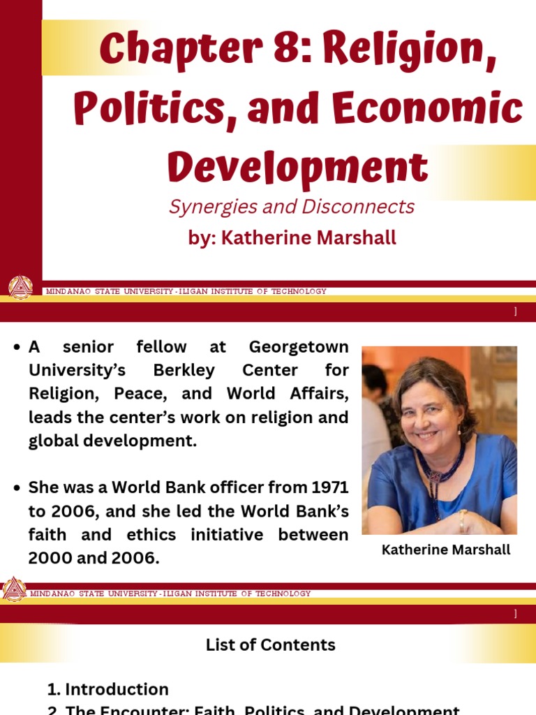 Chapter 8: Religion, Politics, and Economic Development | PDF | Hiv ...