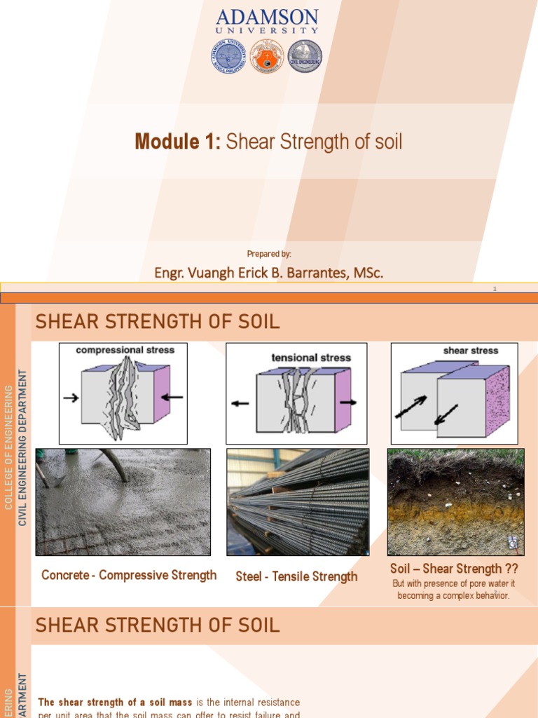 Determining the Shear Strength of Soils | PDF | Strength Of Materials ...