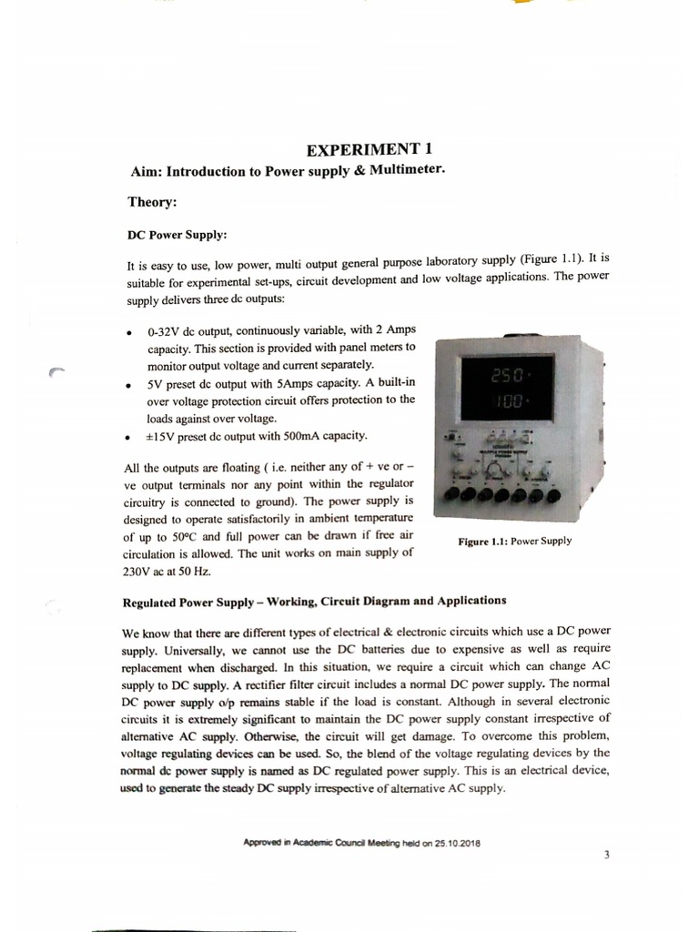 EC Lab Manual 1 | PDF