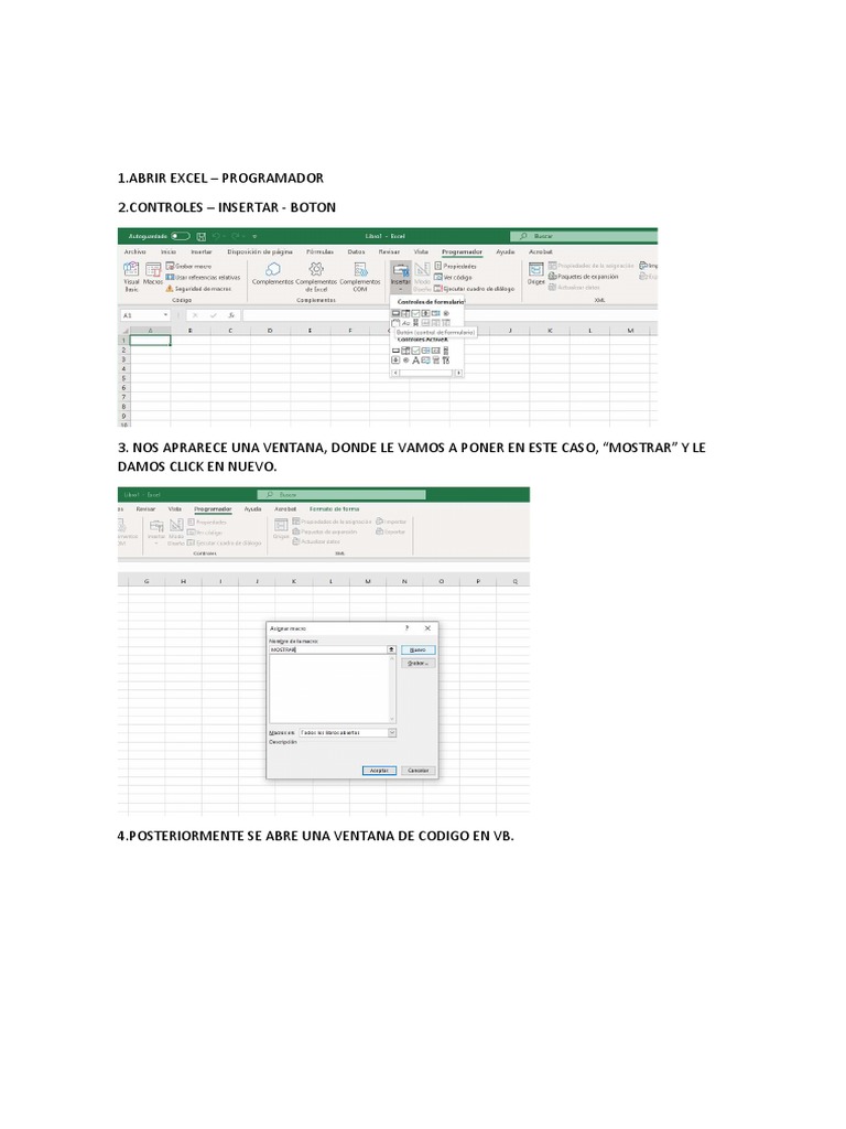 Botones Ocultar y Mostrar | PDF