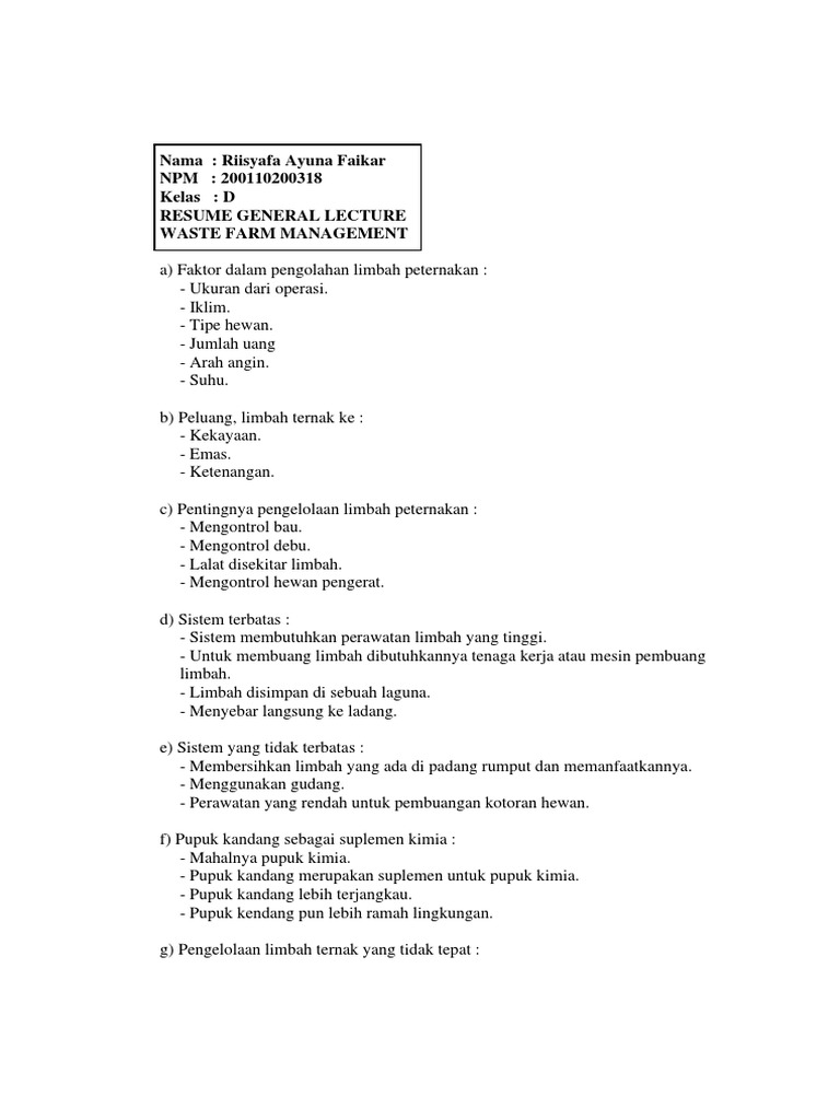 Riisyafa Ayuna Faikar - Resume MLP General Lecture | PDF