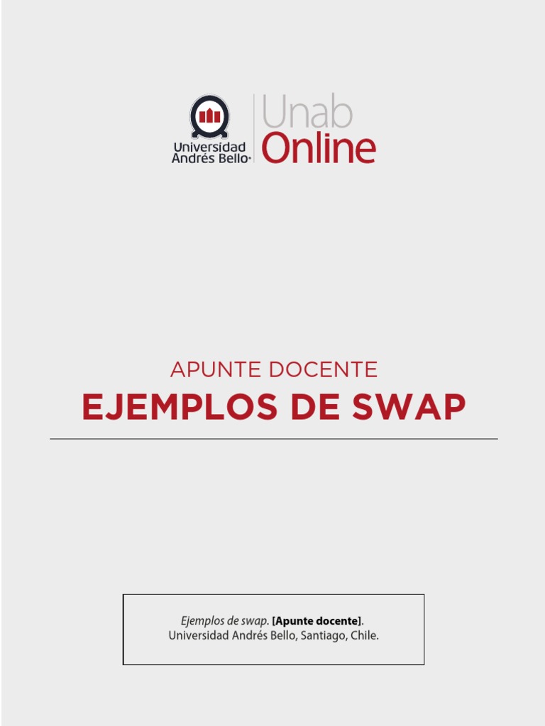 Ejemplos de Swap: Apunte Docente | PDF | Swap (Finanzas) | Mercados ...