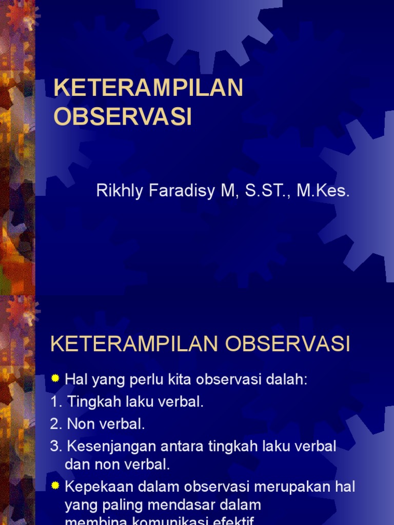 Keterampilan Observasi Online | PDF