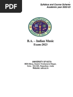 Class 12 Hindustani Music Syllabus 2025-26 | PDF | Classical And Art ...