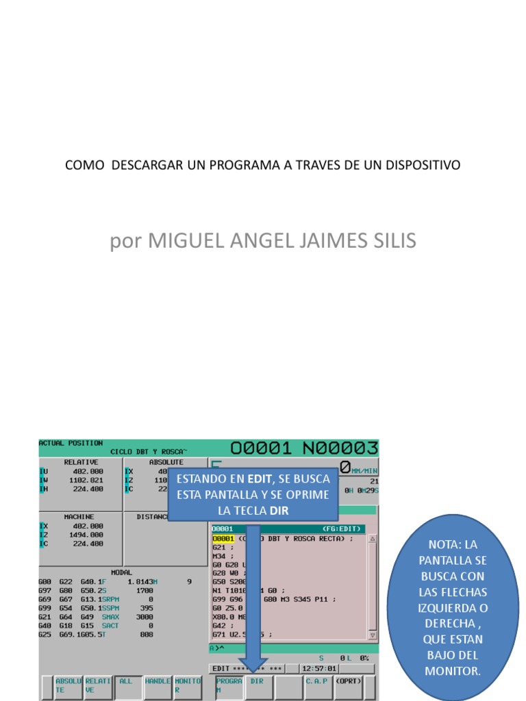 Como Cargar y Descargar Un Programa A Traves | PDF | Bienes ...