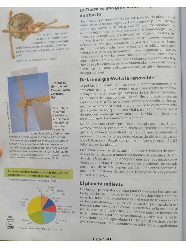 Grandes Retos Ambientales 3ro | PDF