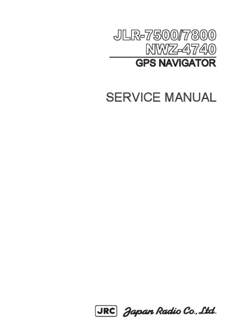 JLR-7500-7800 Service Manual 1 | PDF | Power Supply | Personal Computers