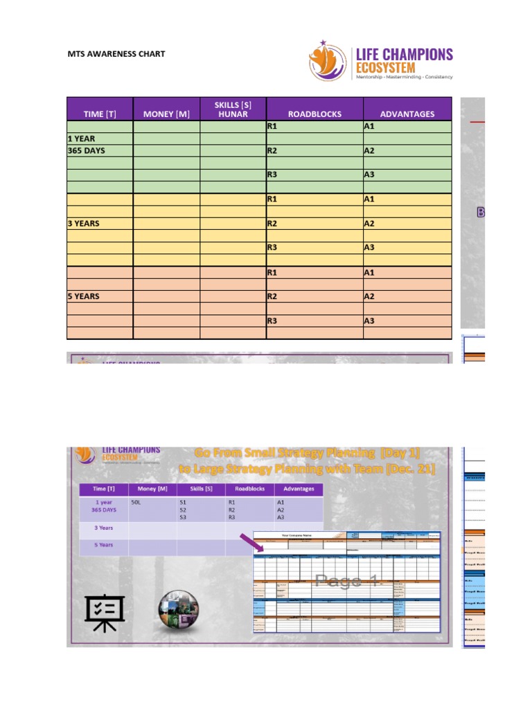 MTS Awareness Chart | PDF