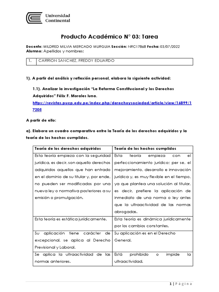 PA3 - Tarea Corregida Por La Docente | PDF | Jurisdicción | Juez
