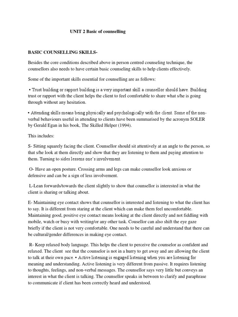 Developing Effective Counseling Skills: A Guide to Building Rapport ...