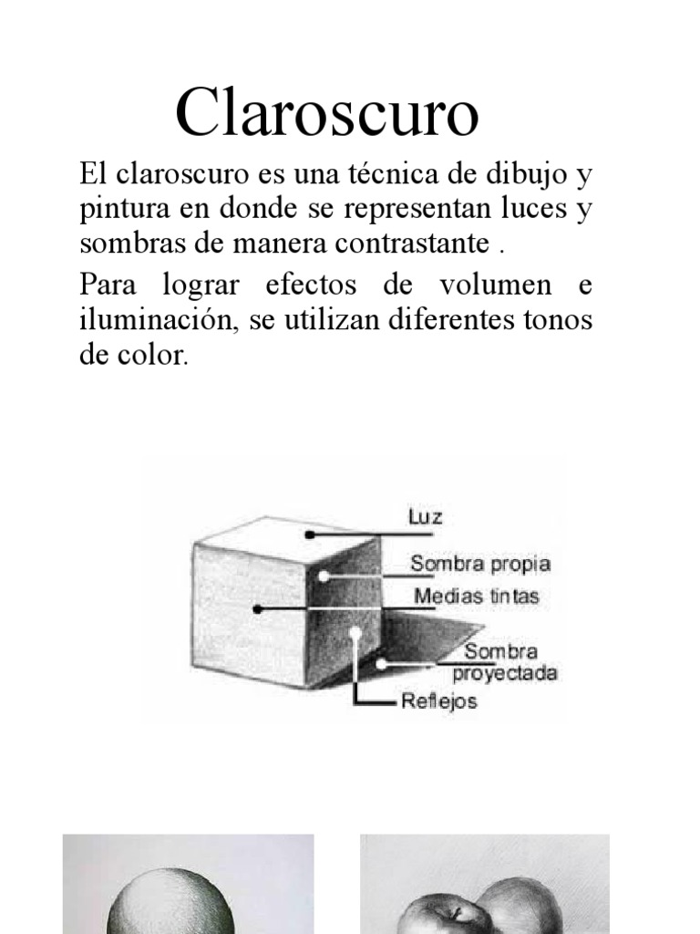 Técnicas y Ejercicios de Claroscuro | PDF
