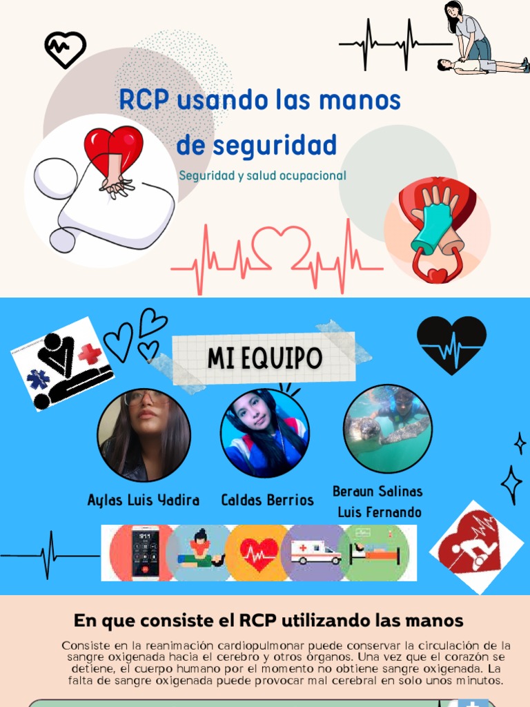 RCP Usando Las Manos de Seguridad: Seguridad y Salud Ocupacional | PDF ...