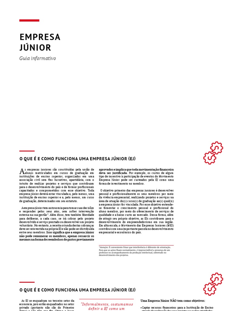 Guia-informativo-sobre-Empresas-Juniores (UFRGS) | PDF | Economias ...