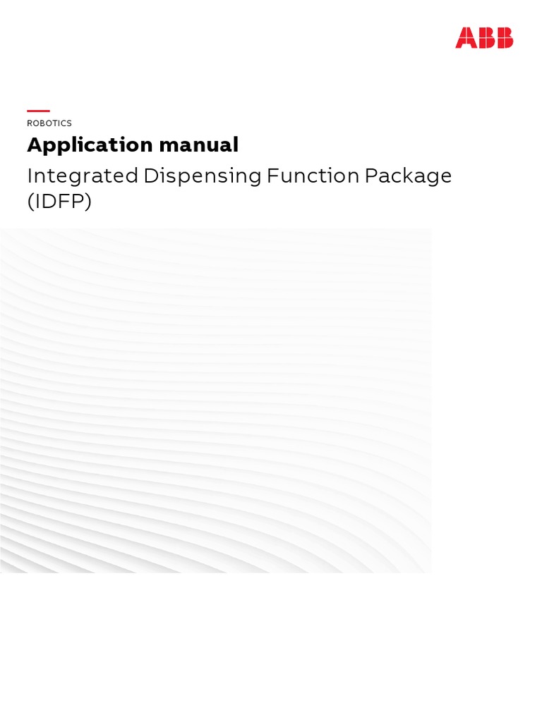 Application Manual Integrated Dispensing Function Package (IDFP ...