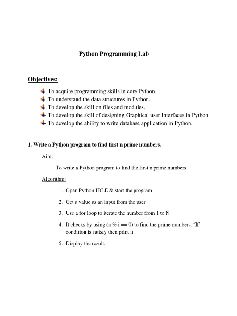 Python Programming Practicals | PDF | Anonymous Function | Parameter (Computer Programming)
