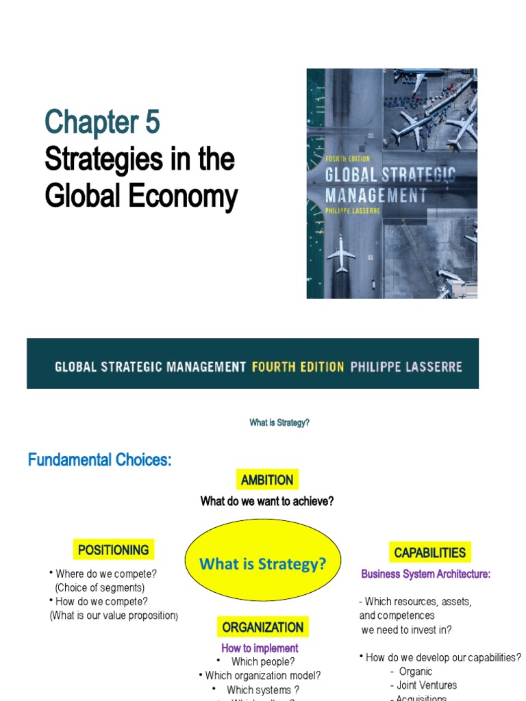 5 Strategies in The Global Economy | PDF | Strategic Management ...