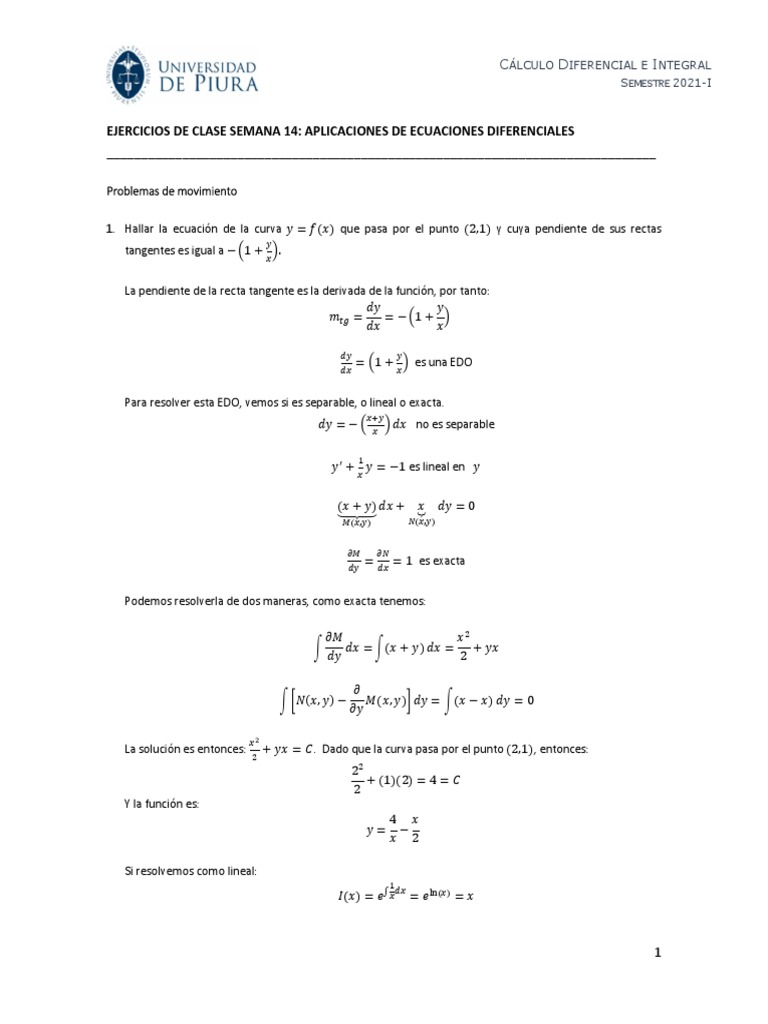 Semana 14 Clase | PDF | Función (Matemáticas) | Derivado