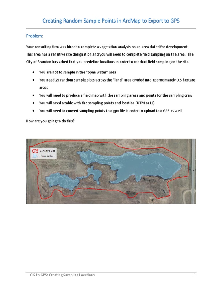 Creating Random Sample Points in ArcMap To Export To GPS | PDF ... Creating Random Sample Points in ArcMap To Export To GPS | PDF ...