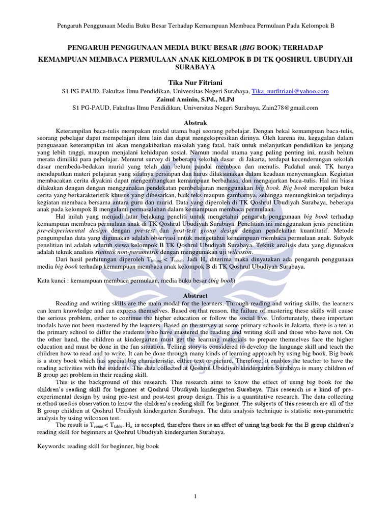 Jurnal Bigbook | PDF | Karier & Perkembangan | Sains & Matematika