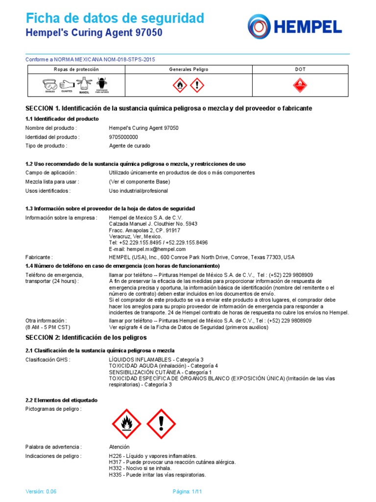 Curing Agent | PDF | Reciclaje | Agua